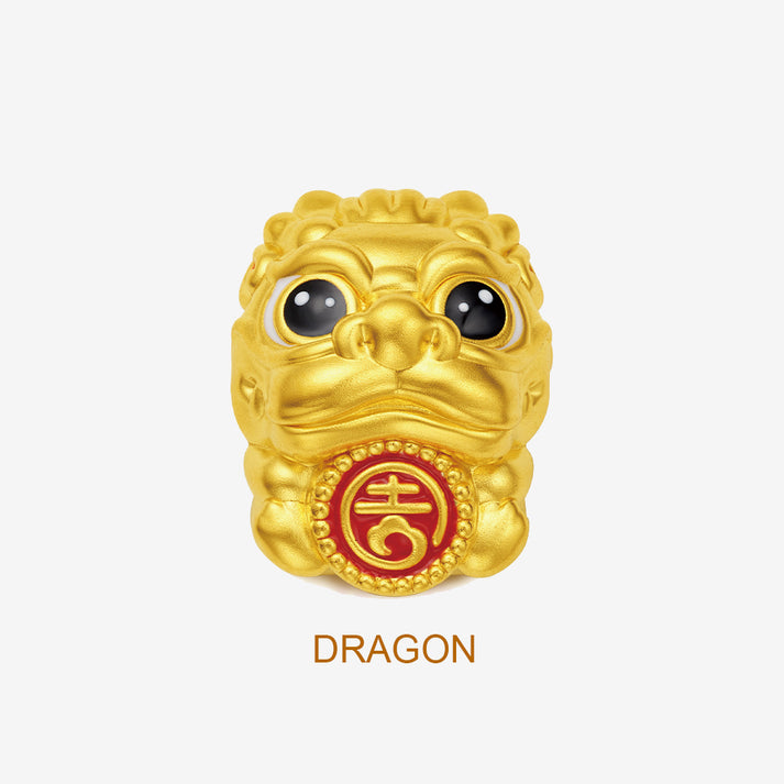 Forbidden City Mythical Beast Series 24K Gold Roof Ridge Beast Charm S ...